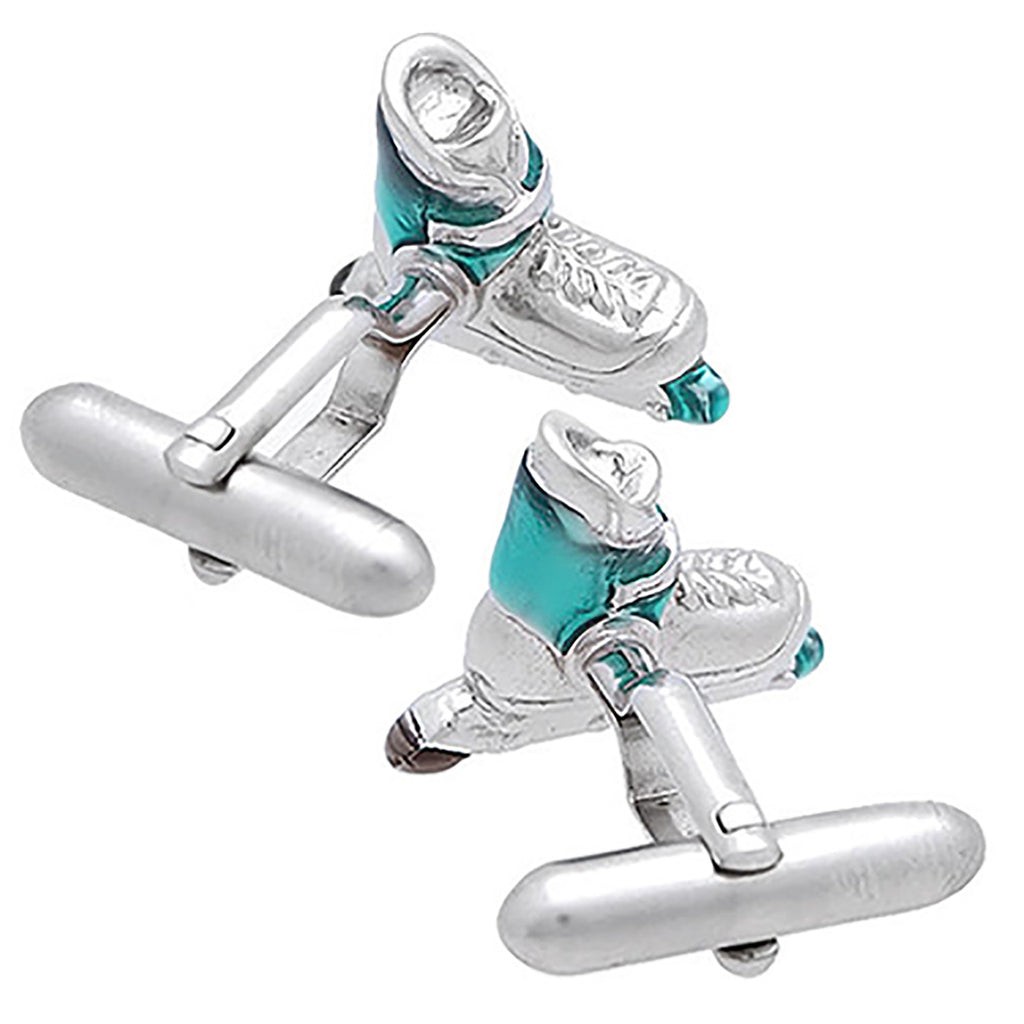 Roller Blade Skate Cufflinks | Buy Unique Silver Color Cufflinks Online ...