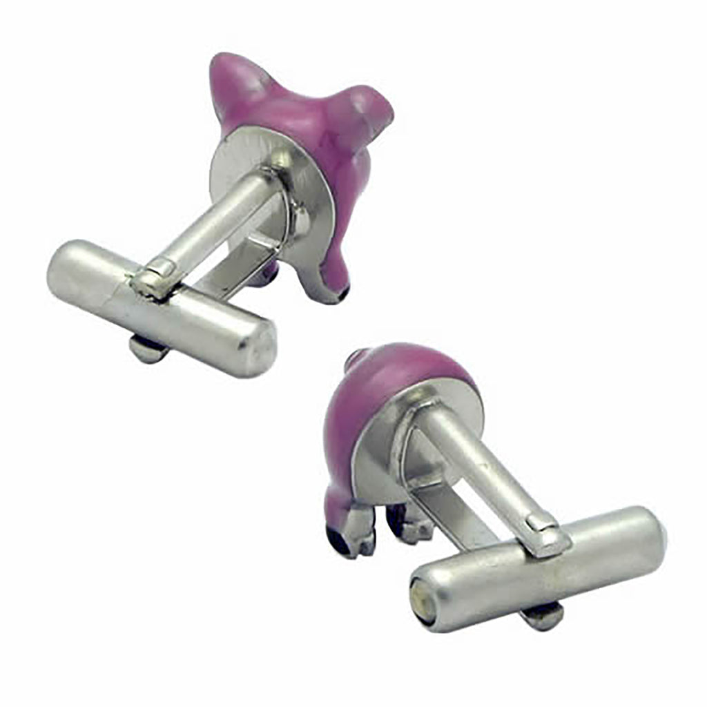 Pink Pig Piglet Cufflink | Buy Unique Pink Wedding Cufflinks Online ...